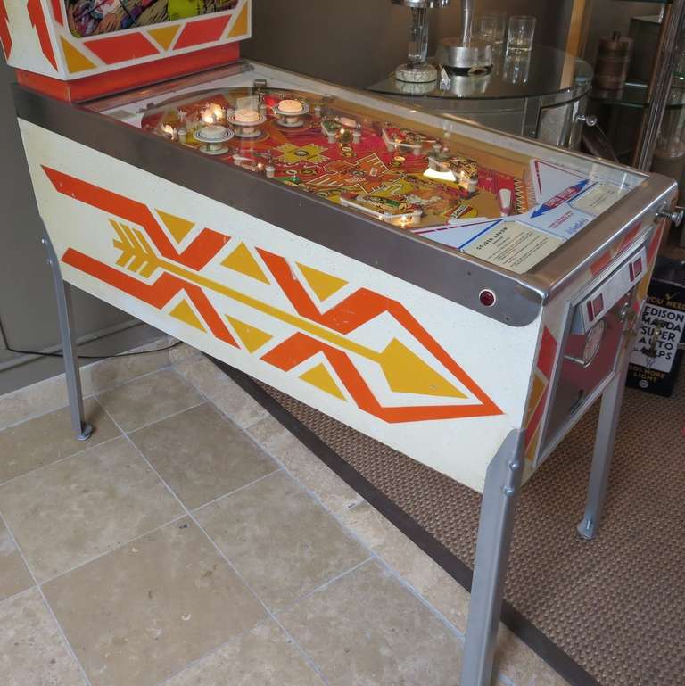 Golden Arrow Pinball Game by Gottlieb at 1stDibs