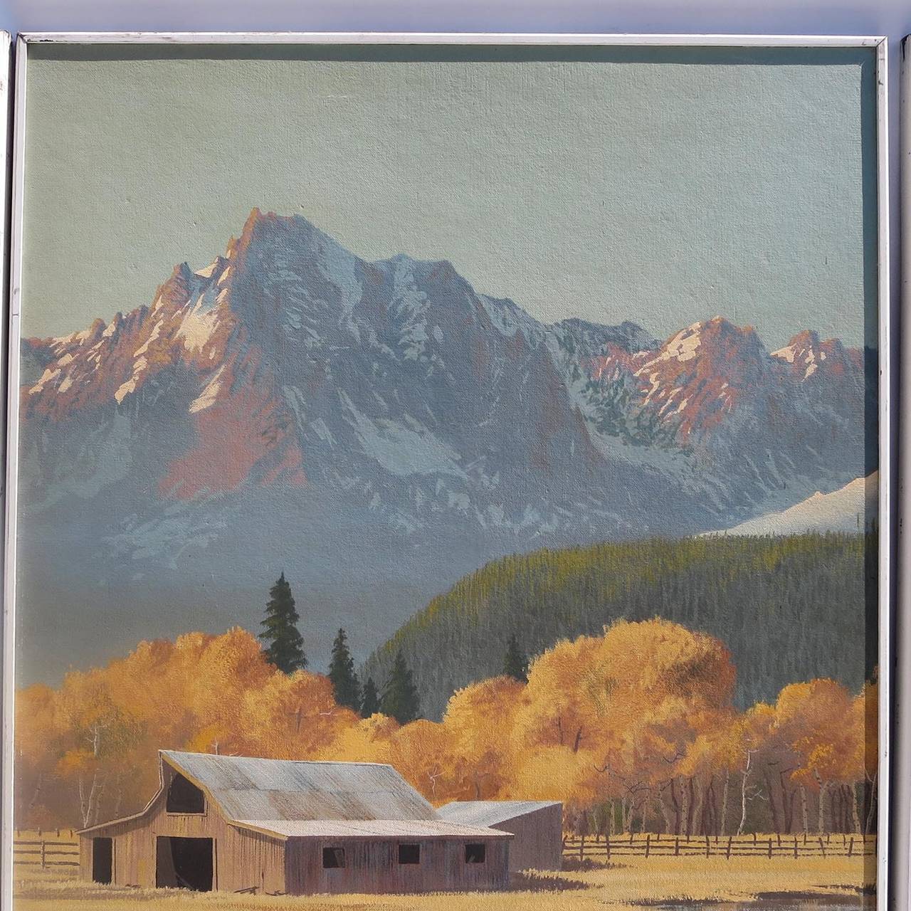 Massive Painted Scenic Mural by Quinten Gregory, 1977 at 1stDibs ...