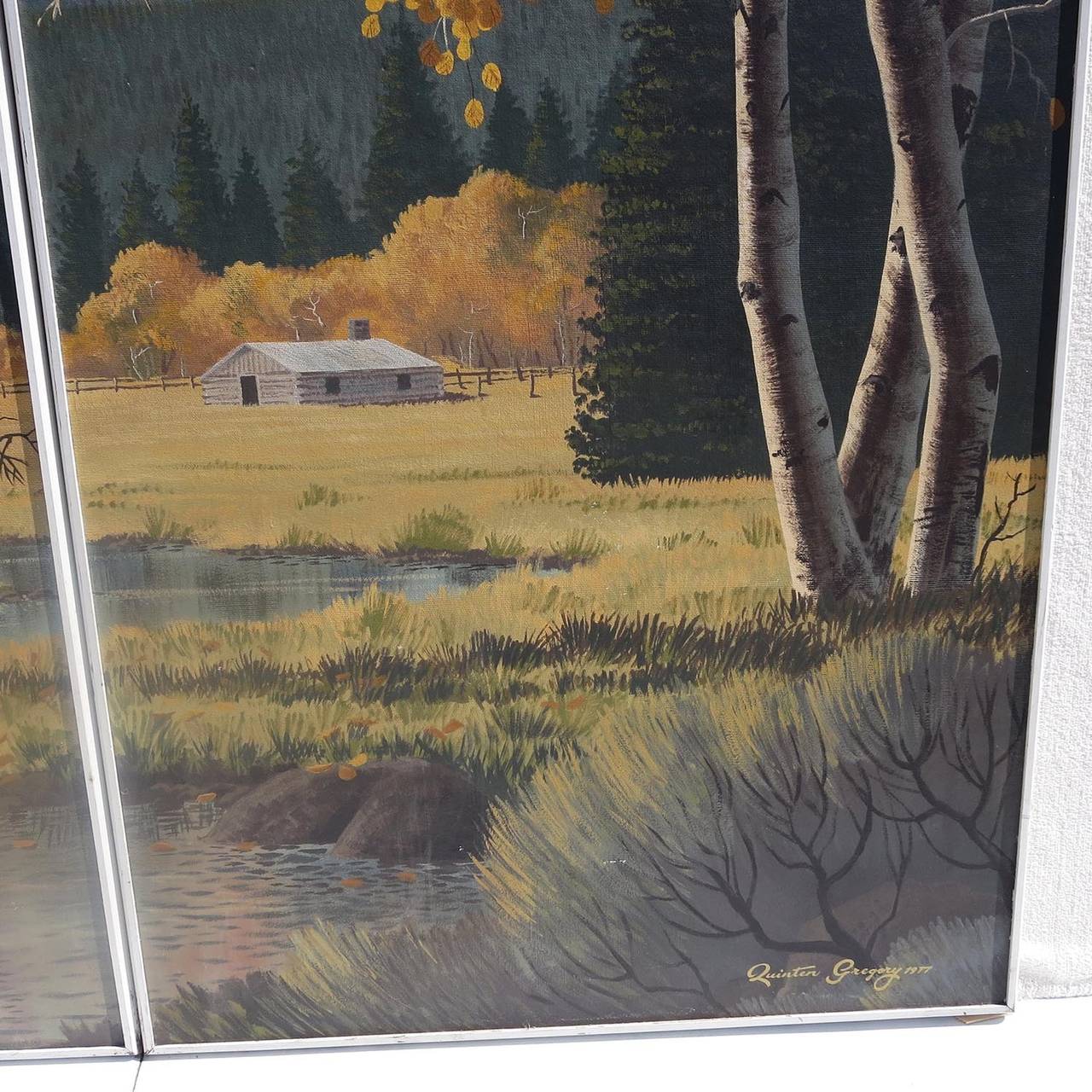 Massive Painted Scenic Mural by Quinten Gregory, 1977 at 1stDibs ...