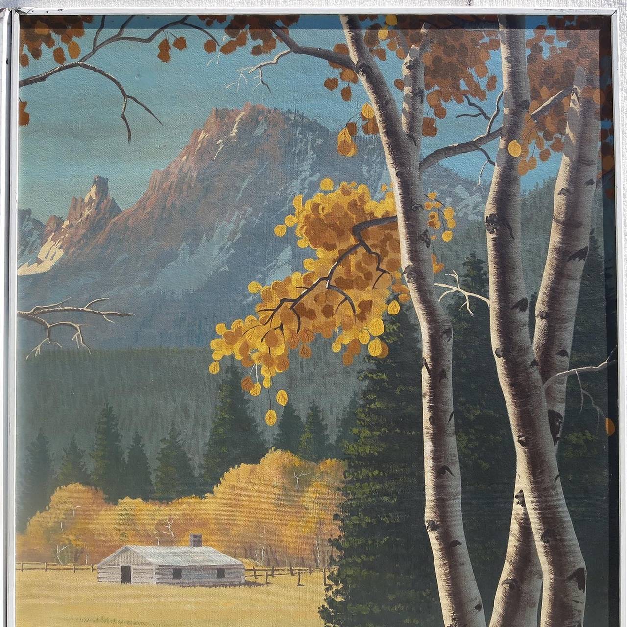 Massive Painted Scenic Mural by Quinten Gregory, 1977 at 1stDibs ...