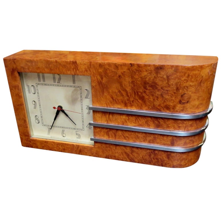 1934 Chicago Worlds Fair Art Deco Clock by Gilbert Rohde at 1stDibs