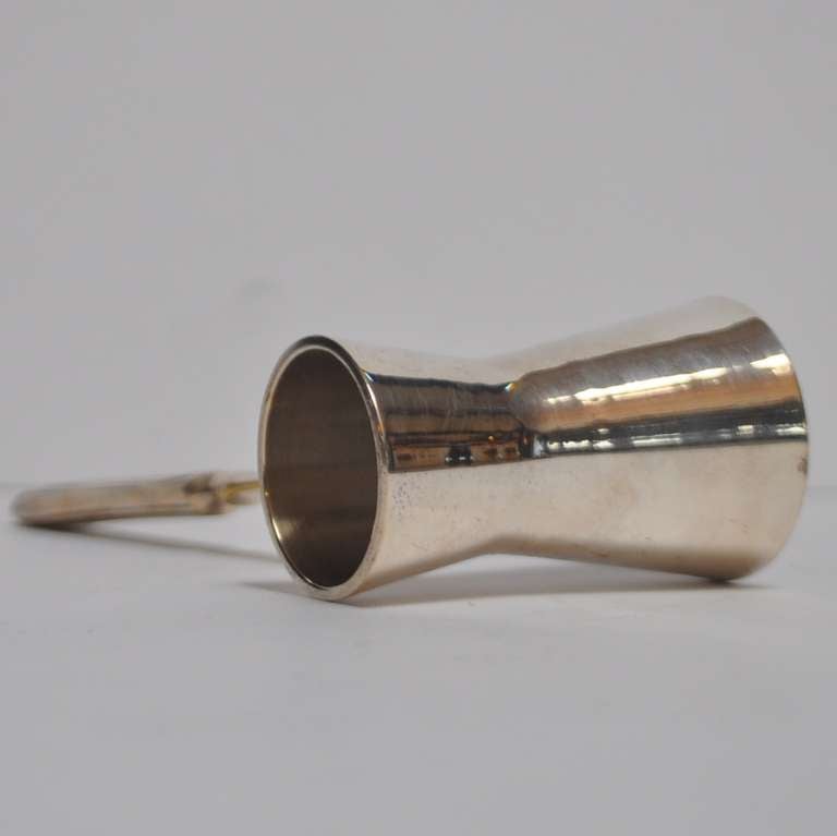Sterling Silver Art Deco Single/Double Jigger at 1stDibs