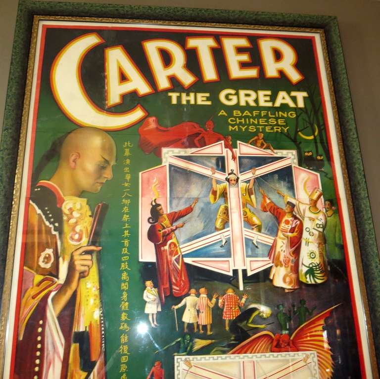 Oversized Carter The Great Magic Poster at 1stDibs | carter the great ...