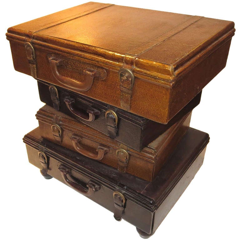 Stacked Briefcase Chest of Drawers at 1stDibs