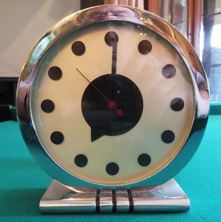 Gilbert Rohde Art Deco Table Clock for Herman Miller at 1stDibs