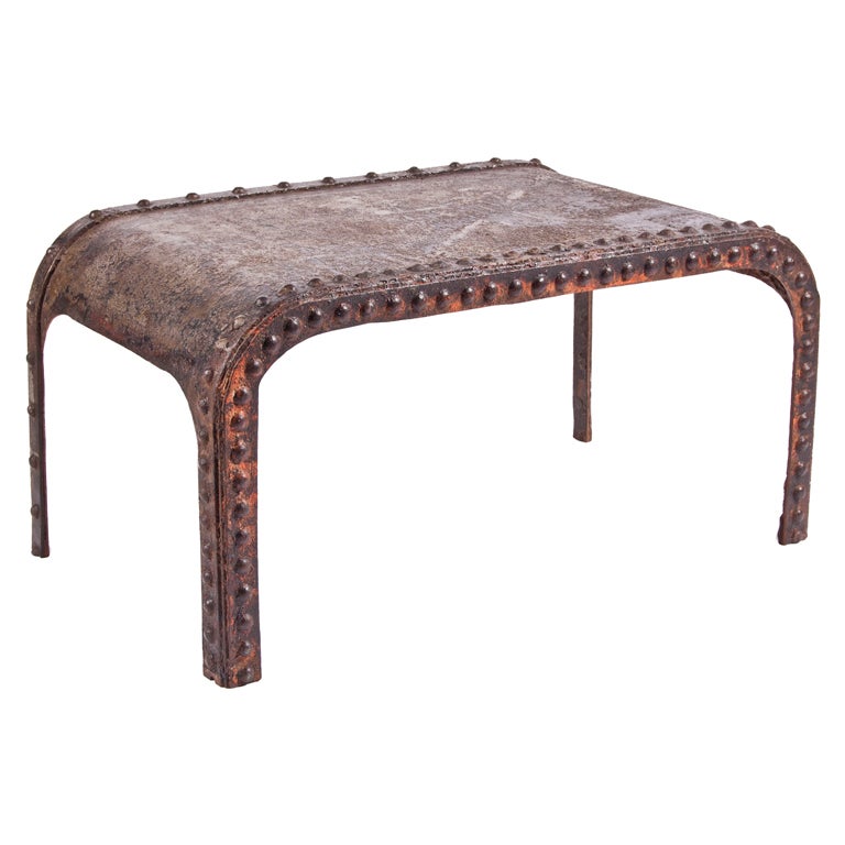 Rounded Boiler Cocktail Table at 1stDibs