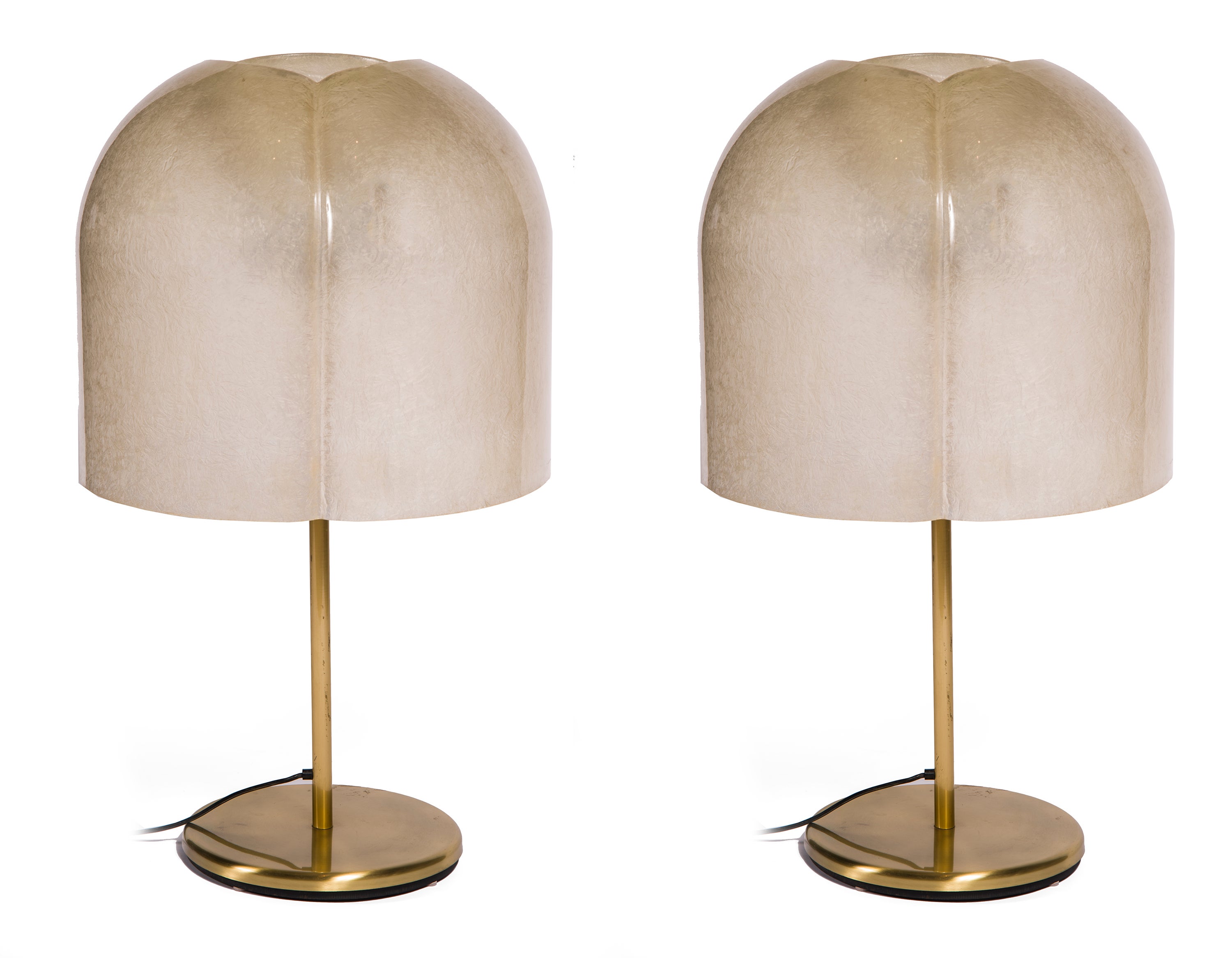 Resin Shade Brass Lamps at 1stDibs