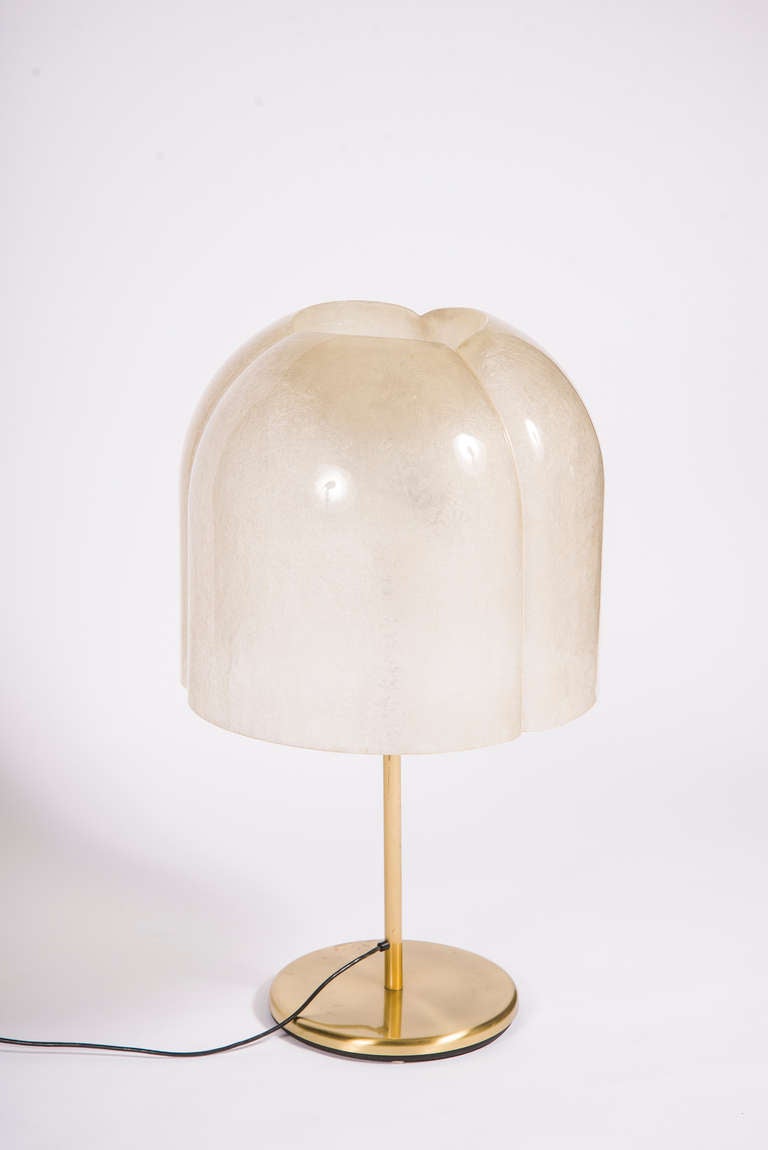 Resin Shade Brass Lamps at 1stDibs