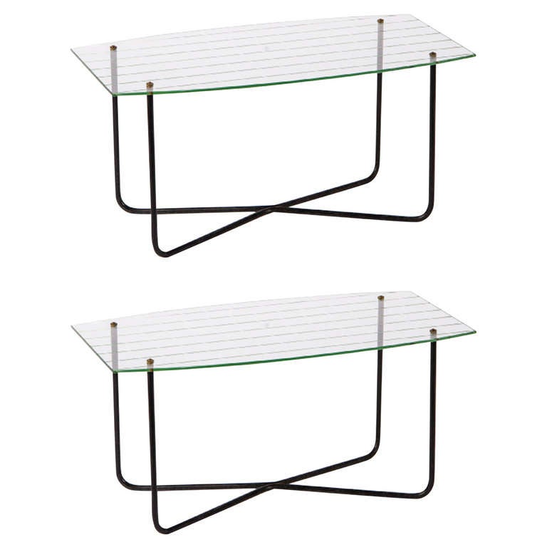 Ribbed Cocktail Table at 1stDibs