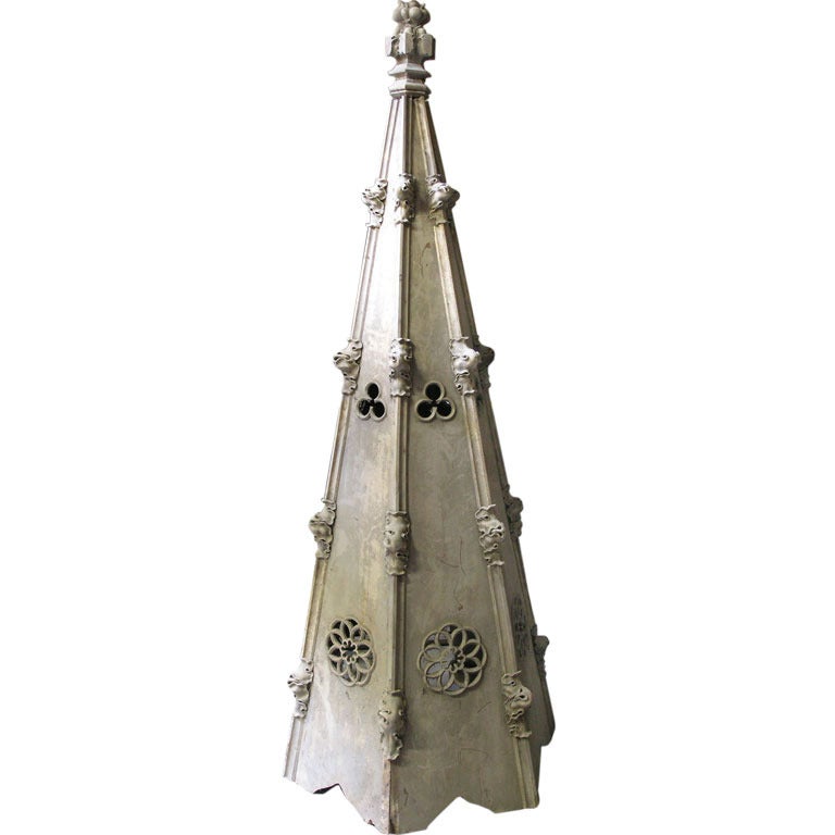 18th Century French Outdoor Chapel Parts, Including Parapet and Cupola ...