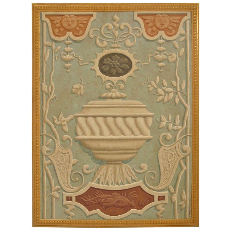 Large Neoclassical Style Oil Painting by California Artist Richard ...