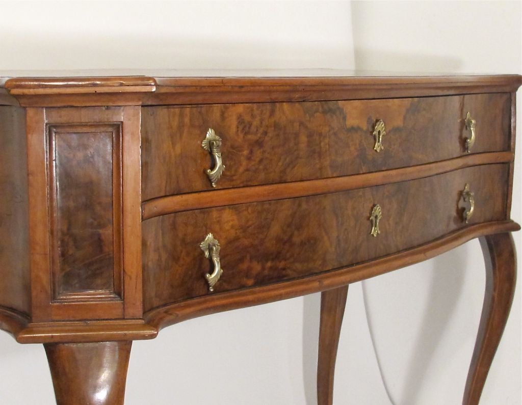 Italian Cherrywood and Walnut Server Buffet For Sale at 1stDibs