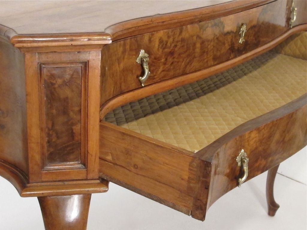 Italian Cherrywood and Walnut Server Buffet For Sale at 1stDibs