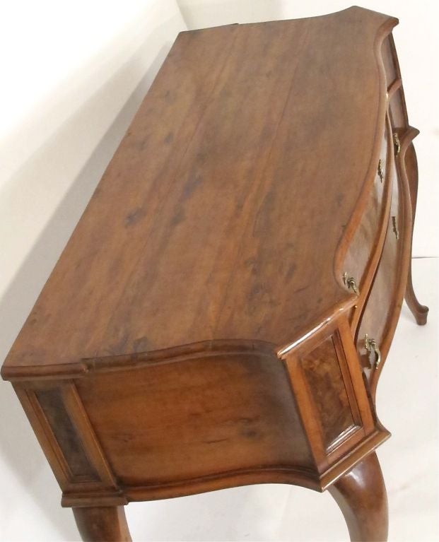 Italian Cherrywood and Walnut Server Buffet For Sale at 1stDibs