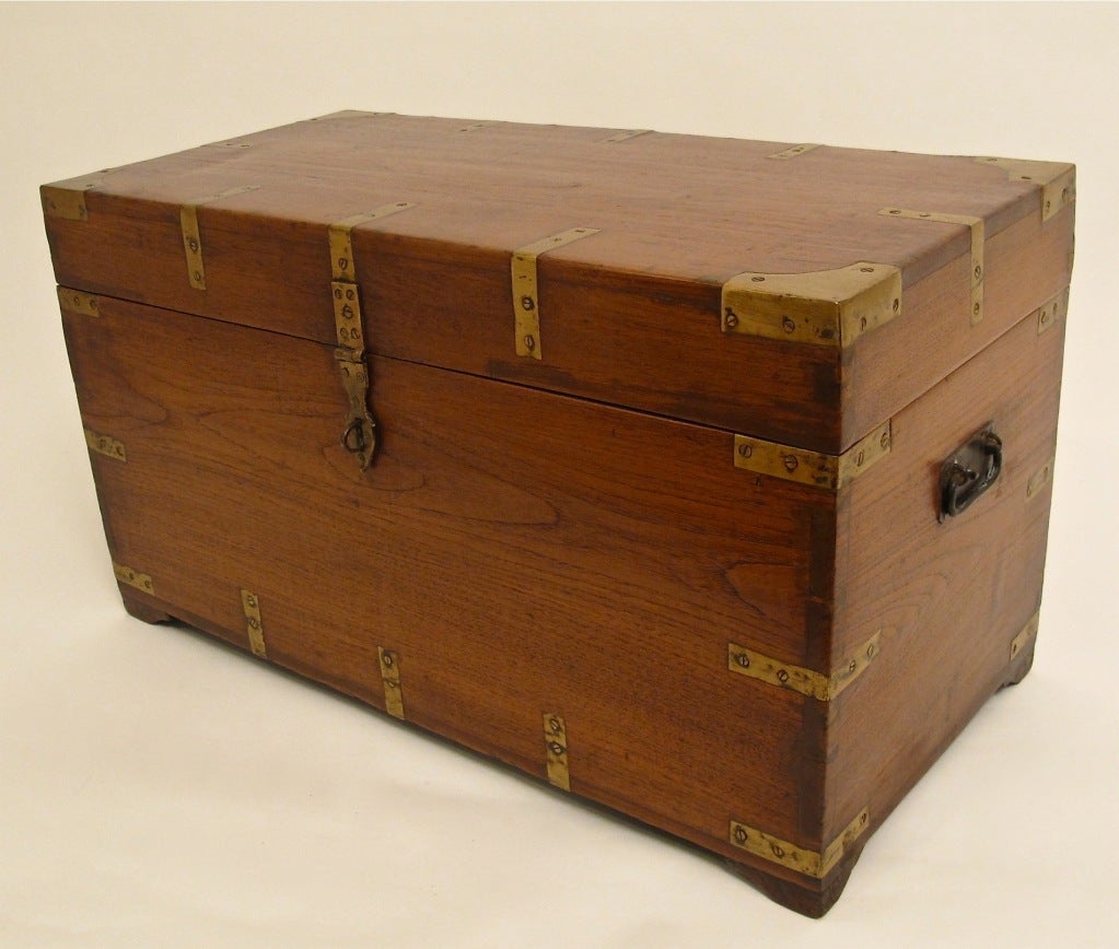 Antique Anglo-Indian Trunk at 1stDibs