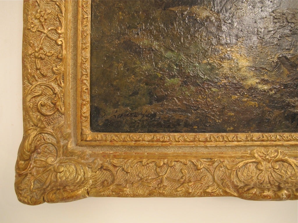 Large American Landscape Painting by Edward Hill at 1stDibs | edward ...