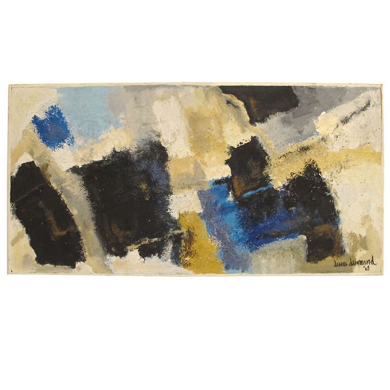Mid Century Abstract Painting at 1stdibs