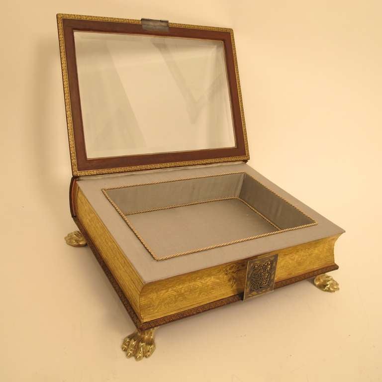 Handsome Book Vitrine or Jewel Box at 1stDibs