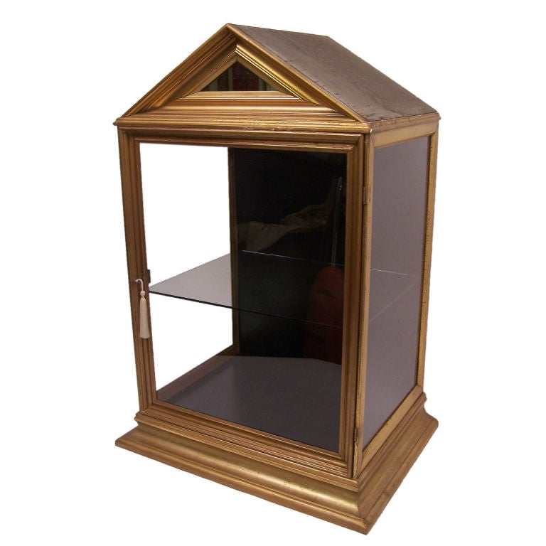 Antique Giltwood Display Case at 1stDibs