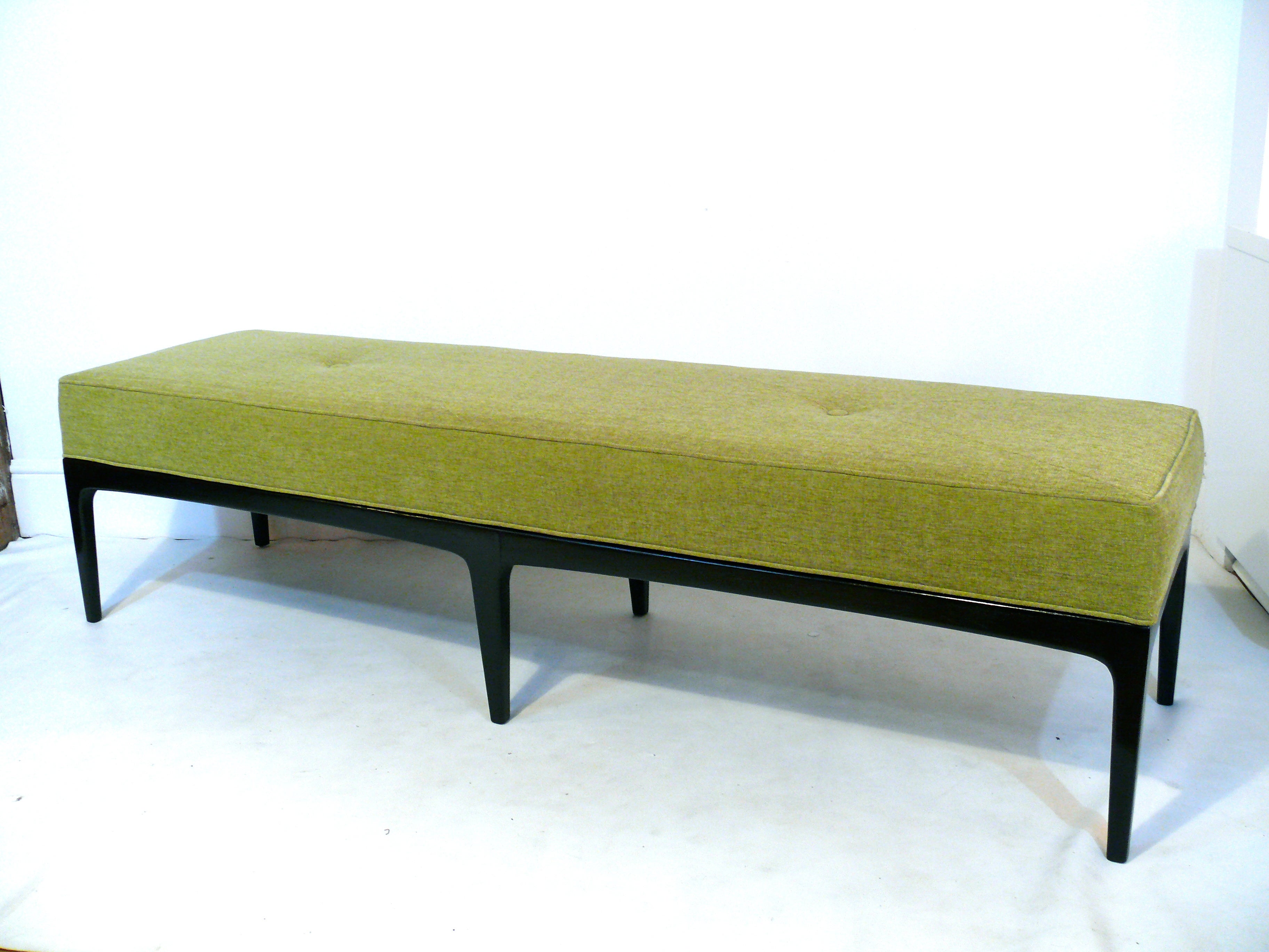 Mid Mod Diamond Bench at 1stDibs