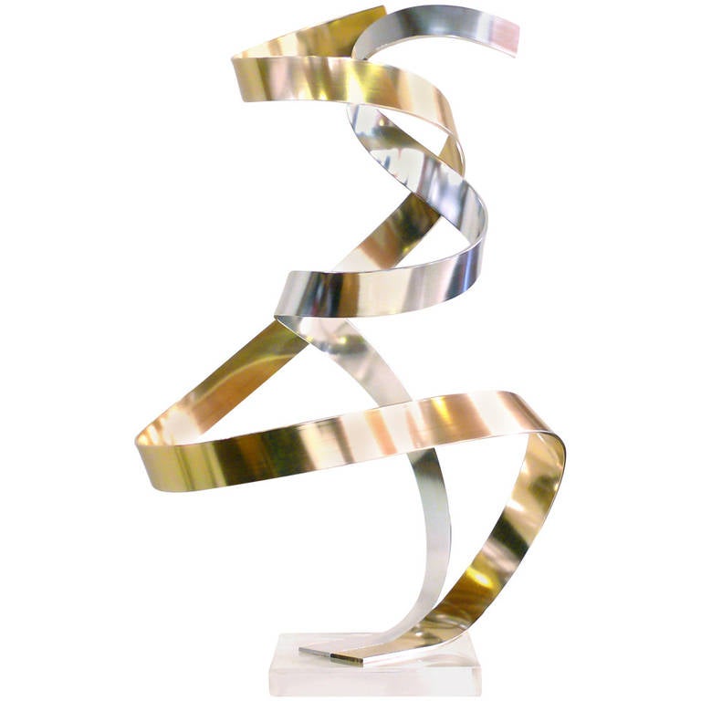 Double Helix Sculpture by Dan Murphy at 1stDibs