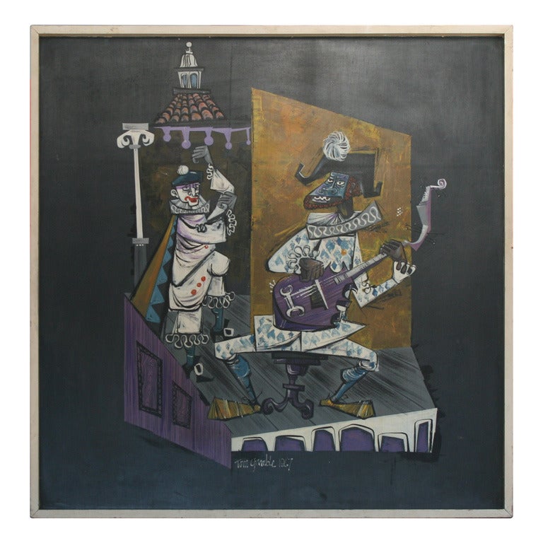 "Minstrels" original painting by Tom Gamble at 1stDibs | tom gamble ...