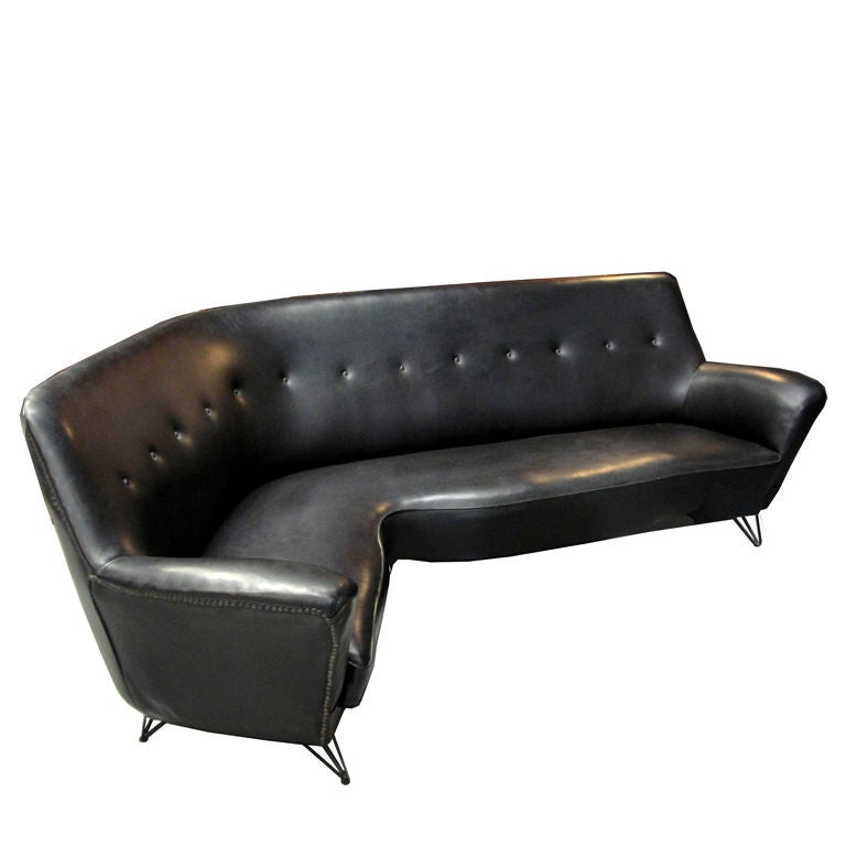 Retro 50s Couch - 19 For Sale on 1stDibs