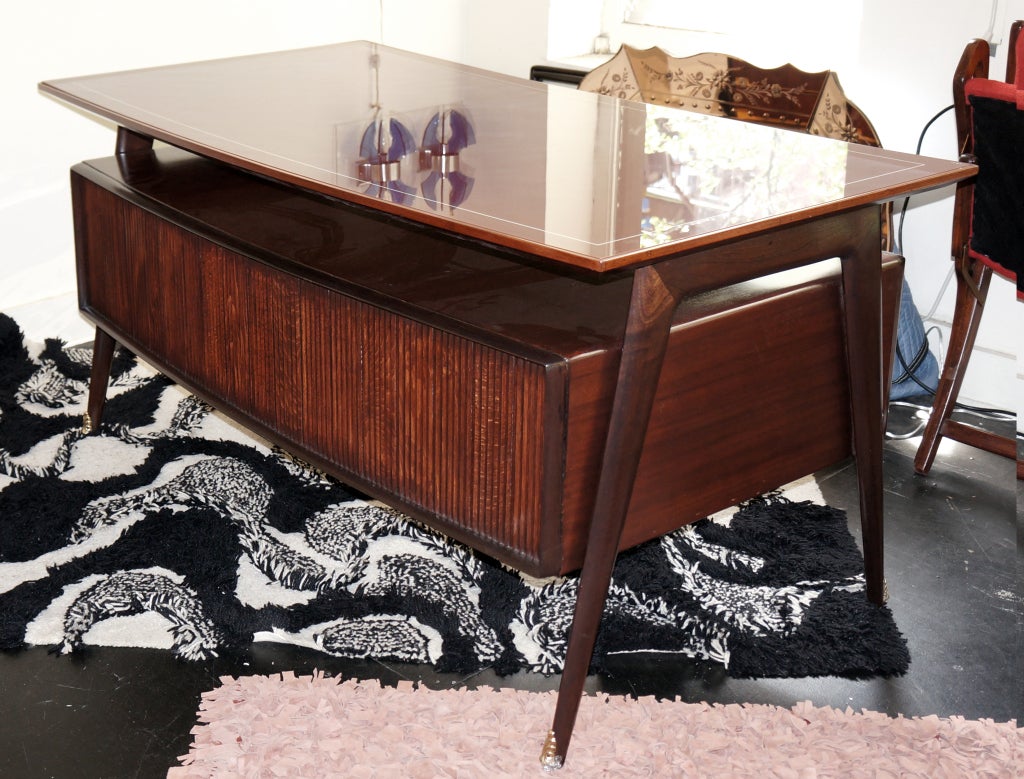 Posh italian 50's executive desk at 1stDibs | posh desks, posh italy