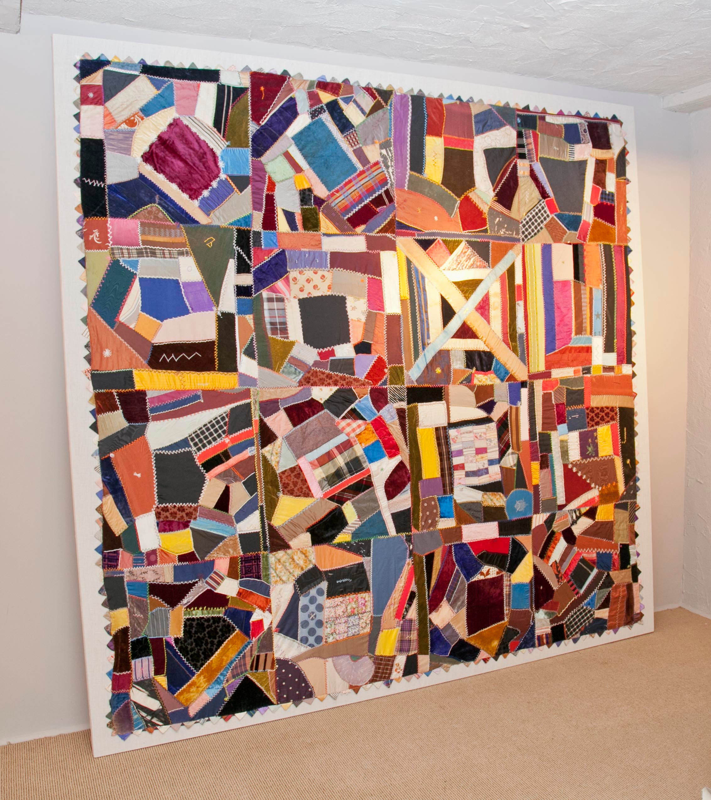 Handmade "Crazy Quilt" at 1stDibs