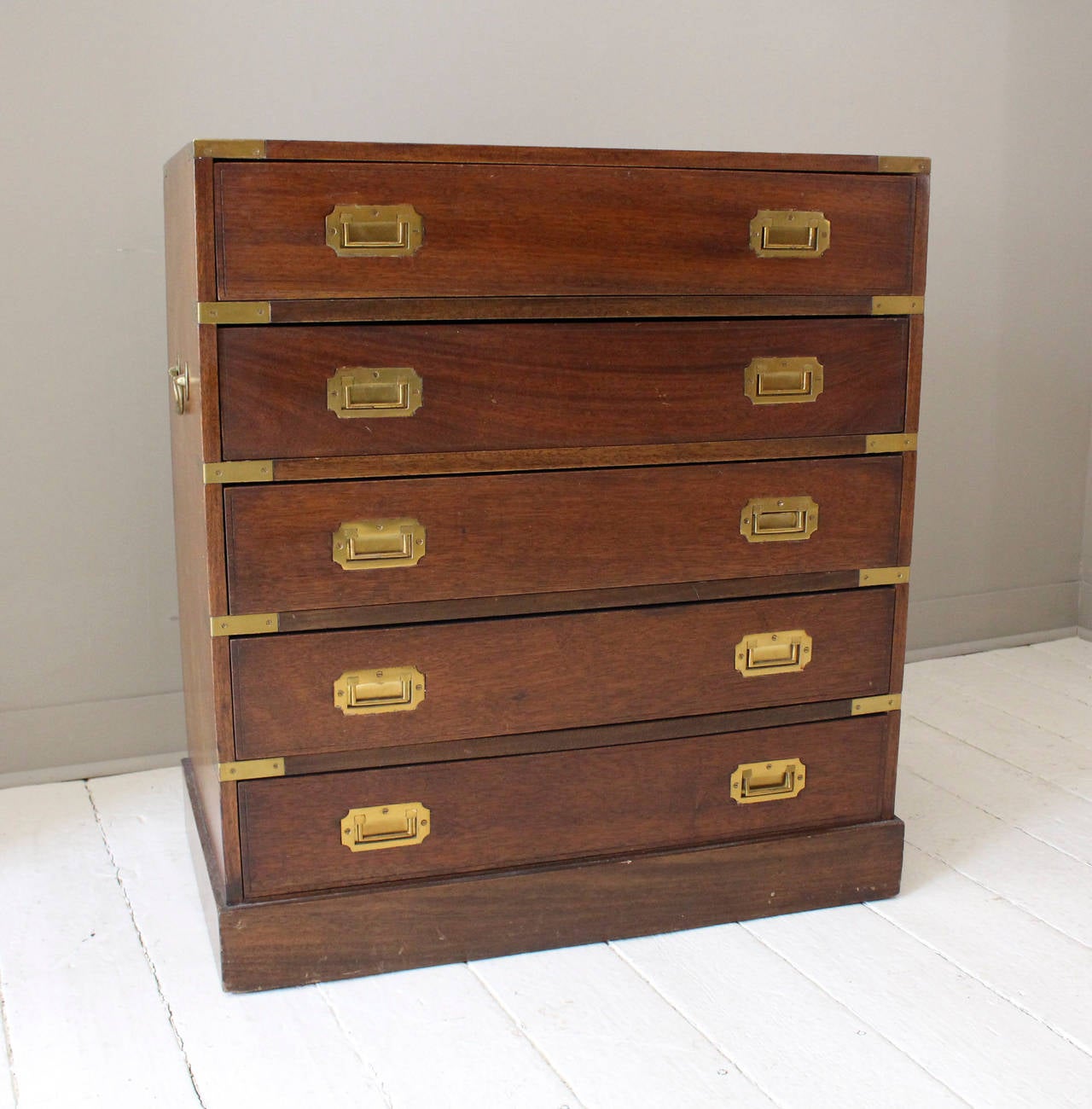 Small Campaign Chest, circa 1920s England at 1stDibs