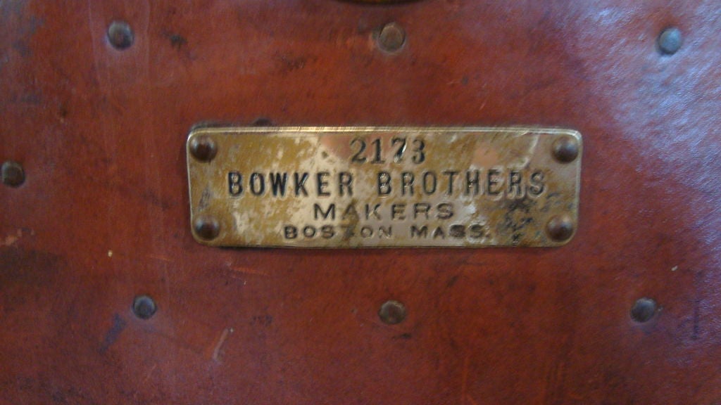 Leatheroid and Hide Trunk at 1stDibs | leatheroid trunk