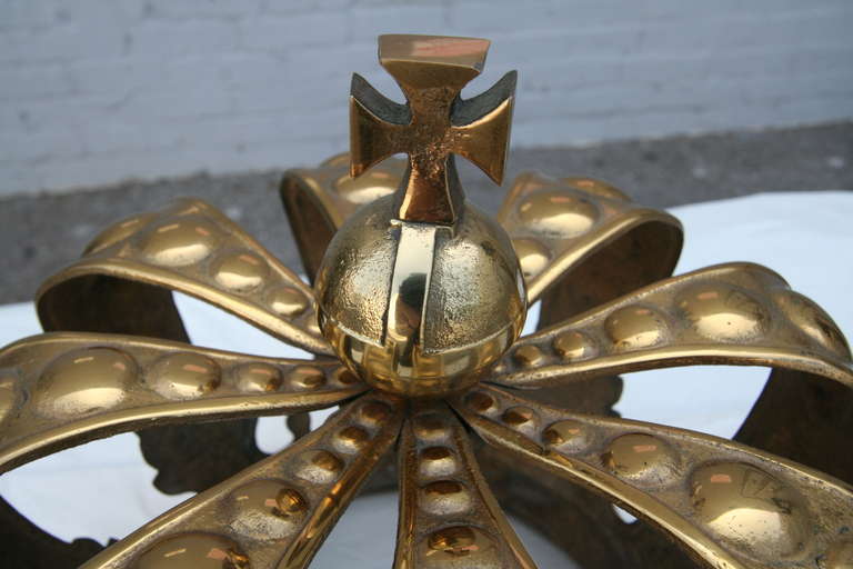 Gold Decorative Crown at 1stDibs
