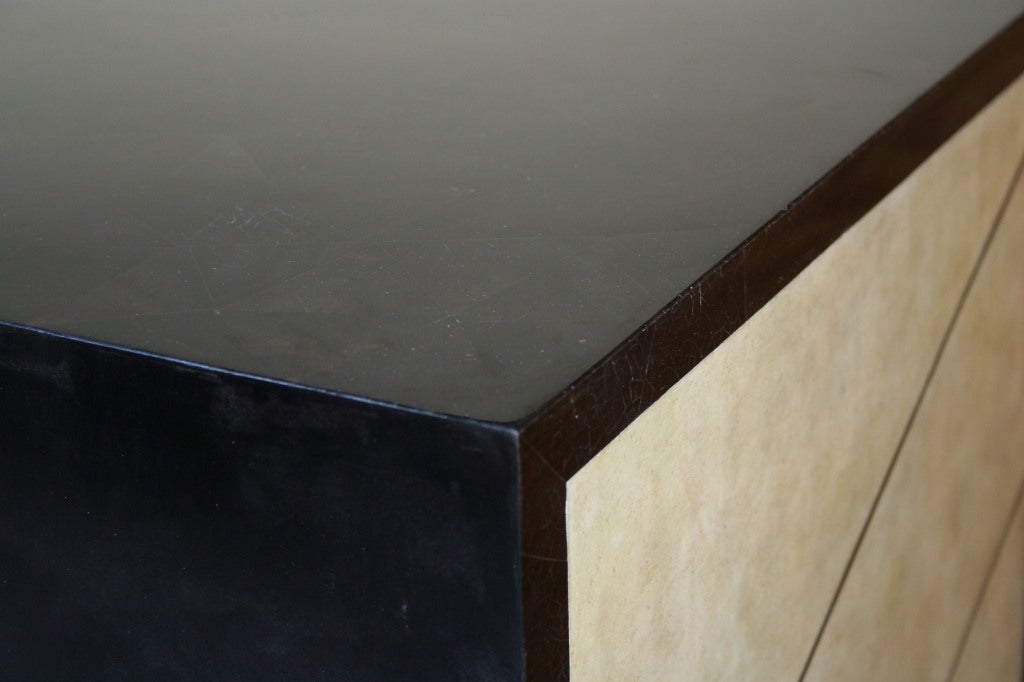 Pen-Shell and Chevron Pattern Cabinet or Sideboard at 1stDibs