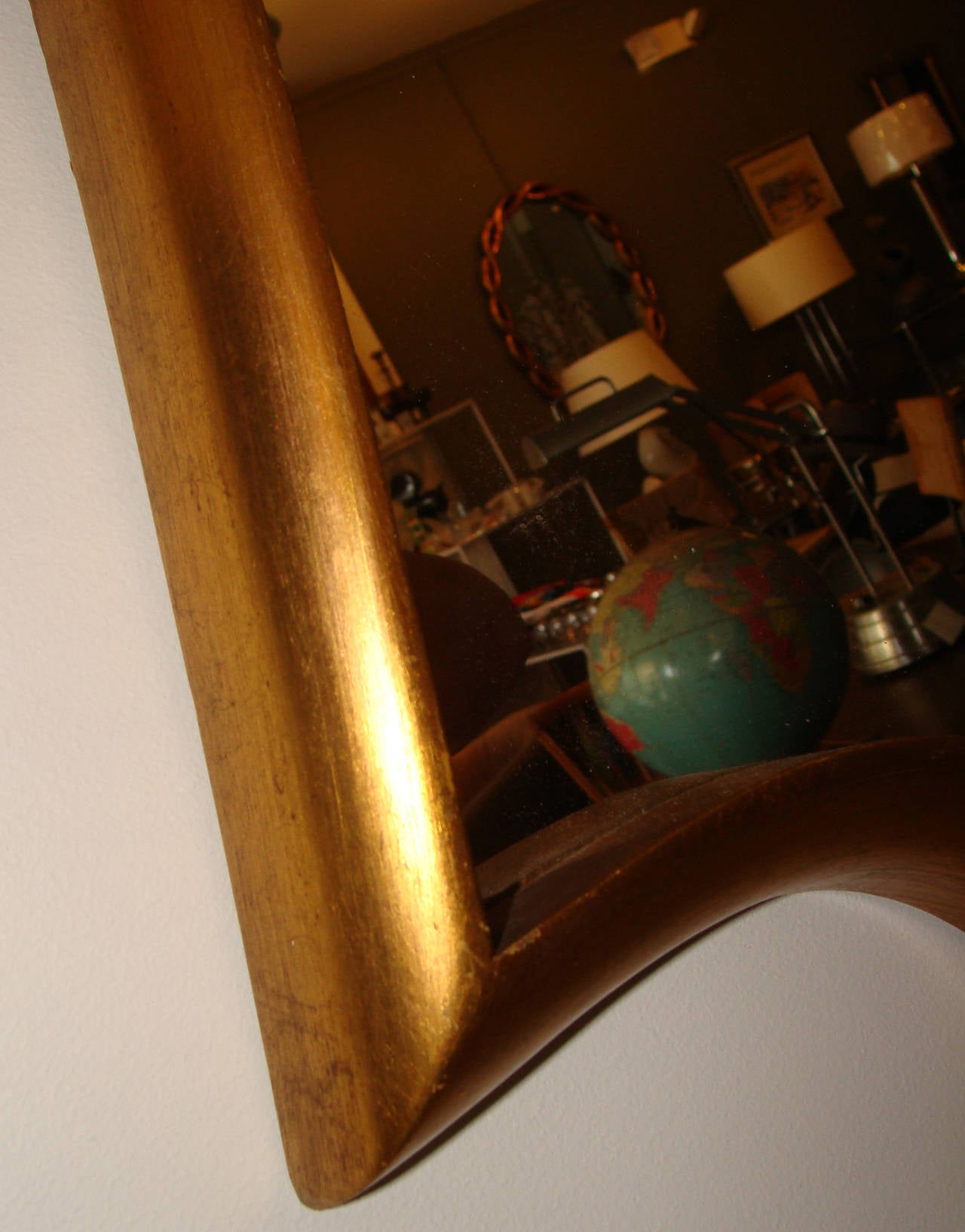 Vintage "Keyhole" Mirror at 1stDibs