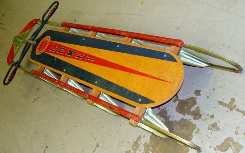 "COMET" Sled at 1stDibs | vintage comet sled, comet sled value