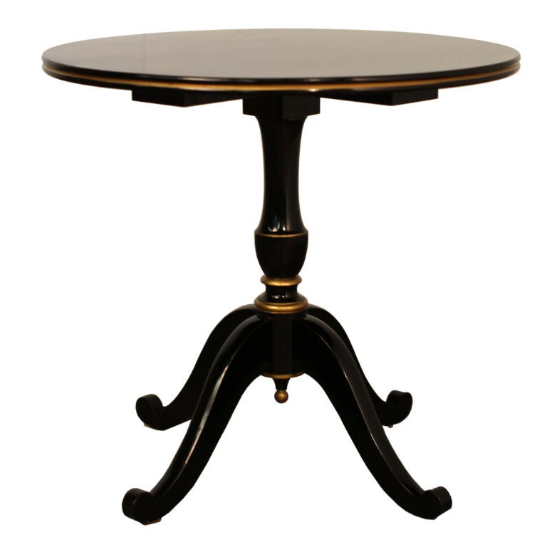 Classic Campaign Gueridon, France, 1970s at 1stDibs