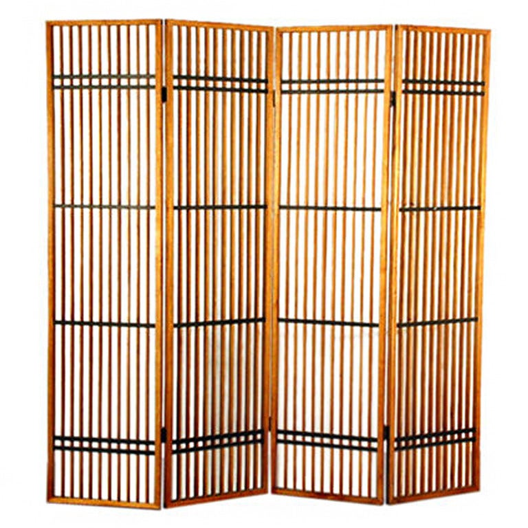 One-of-a-kind modernist folding screen at 1stDibs