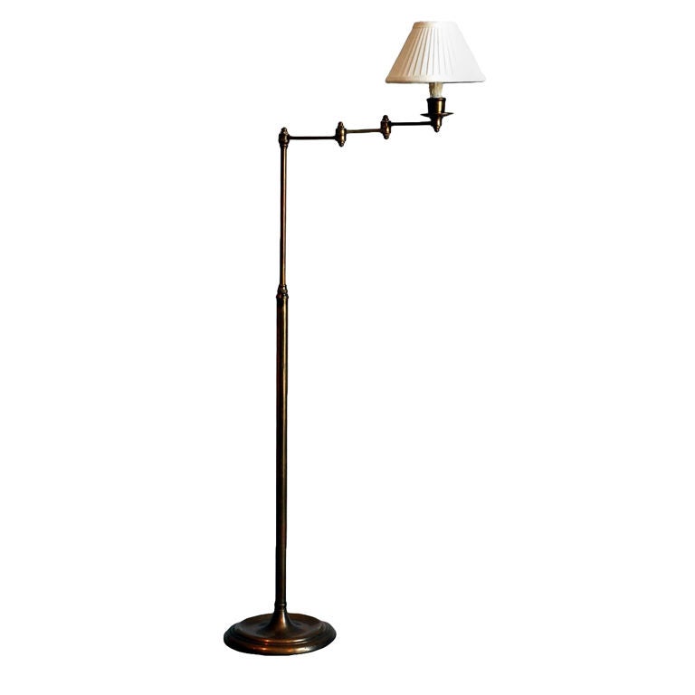 Extendable Bronze Reading Lamp at 1stDibs