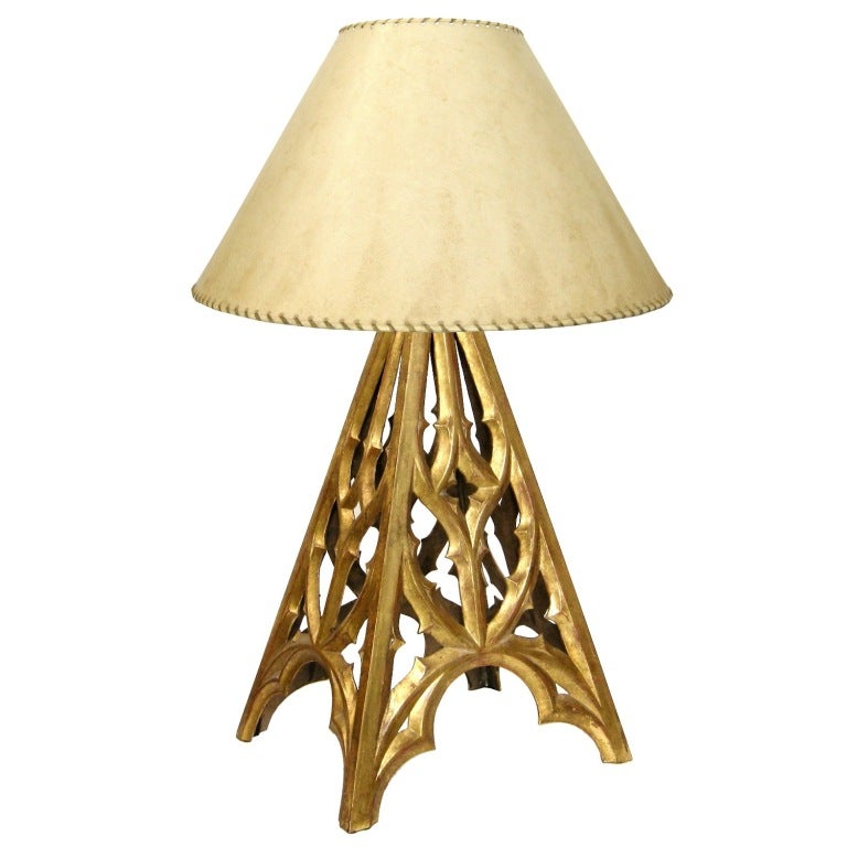 Gothic Style Architectural Element Lamp (GMD#2588) For Sale at 1stDibs
