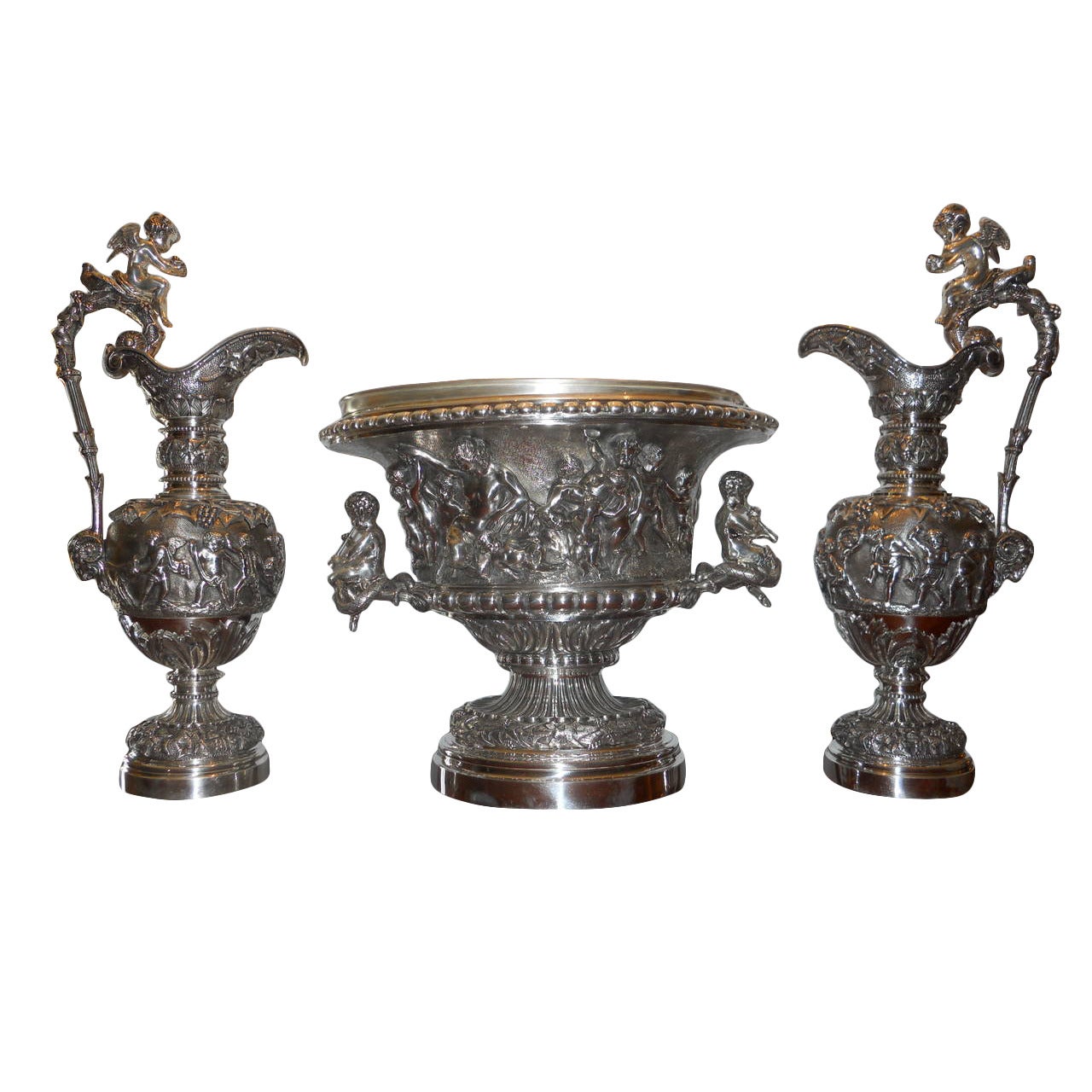 Beautiful French Set of Garniture at 1stDibs