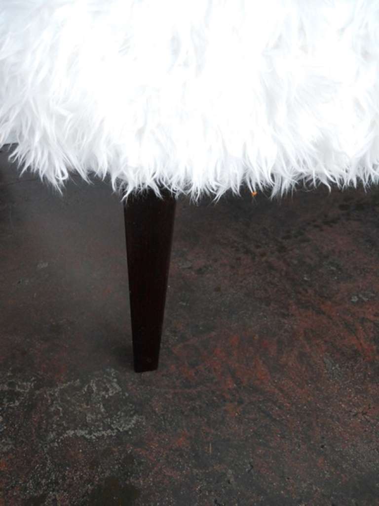 Exceptional Shaggy Pair of Chairs at 1stDibs