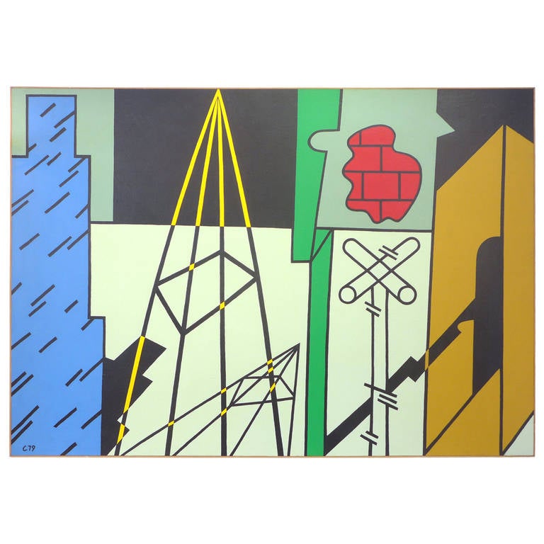 Large-Scale Pop Art Still Life Painting at 1stDibs