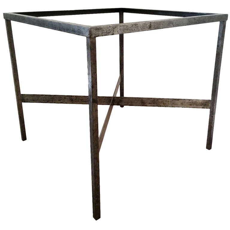 Square X-Stretcher Table Base at 1stDibs