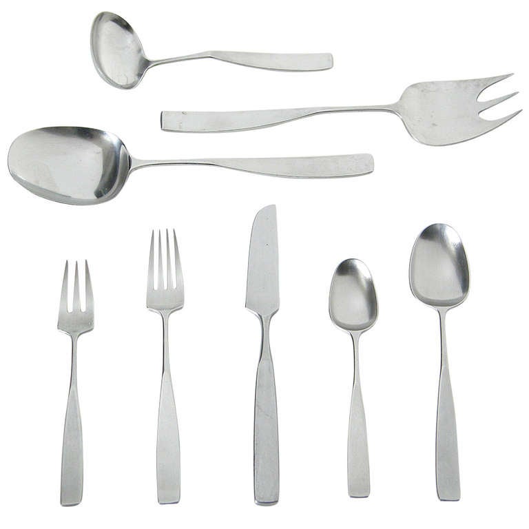 Lauffer Bedford Flatware 10 Five Piece Place-Settings at 1stDibs ...