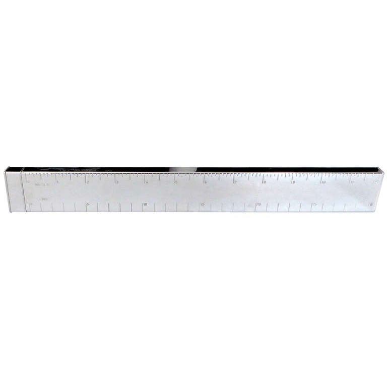Dunhill Silver Plated Lighter In The Form of A Ruler at 1stDibs