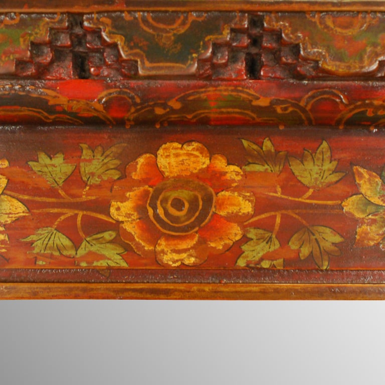 Tibetan Frame with Mirror at 1stDibs