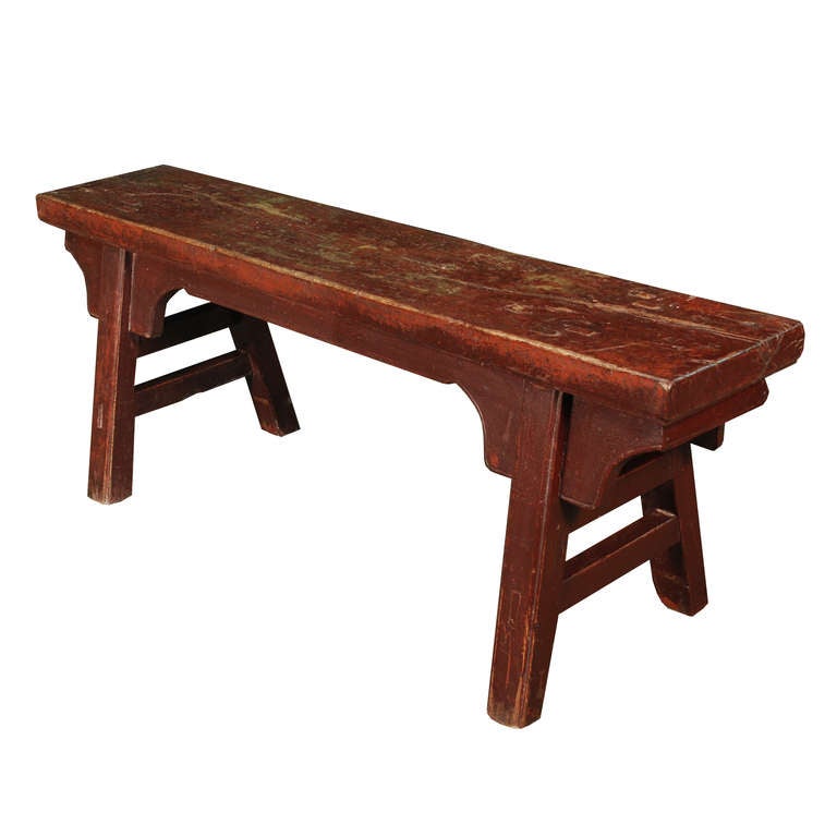Early 20th Century Chinese Bench For Sale at 1stDibs