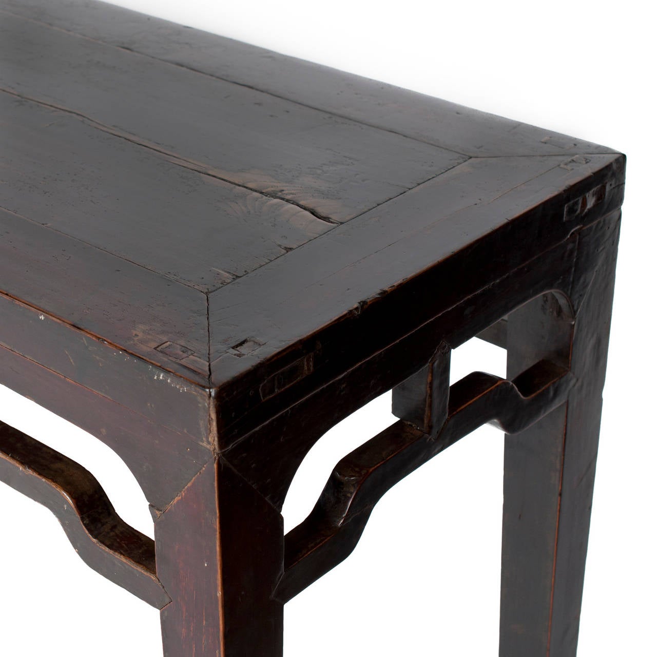 Mid-19th Century Chinese Corner Leg Hoof Foot Table at 1stDibs | console