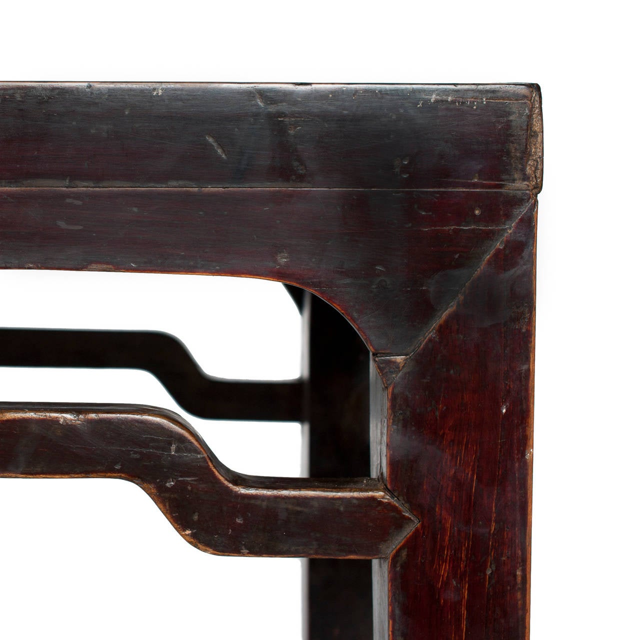 Mid-19th Century Chinese Corner Leg Hoof Foot Table at 1stDibs | console