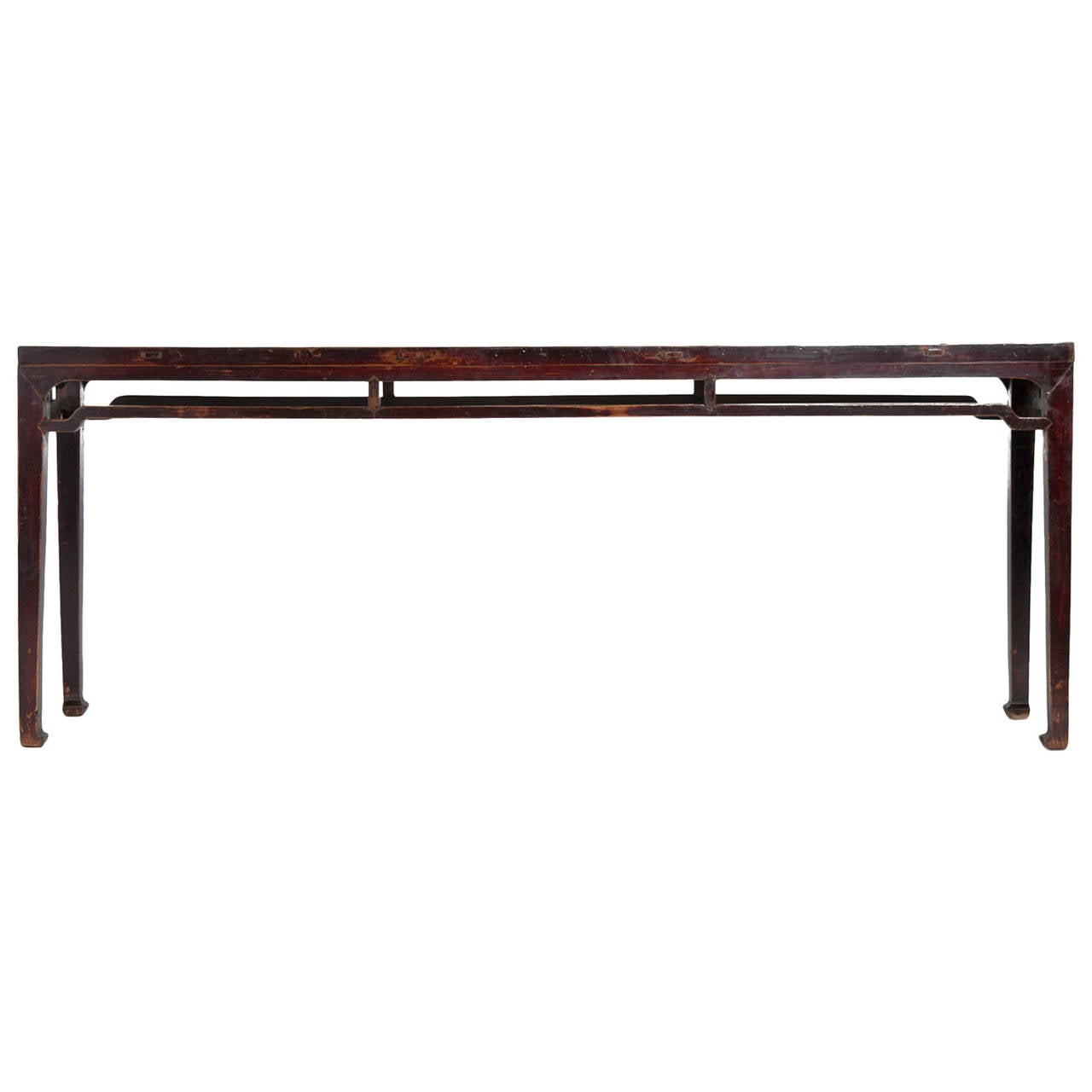 Mid-19th Century Chinese Corner Leg Hoof Foot Table at 1stDibs | console